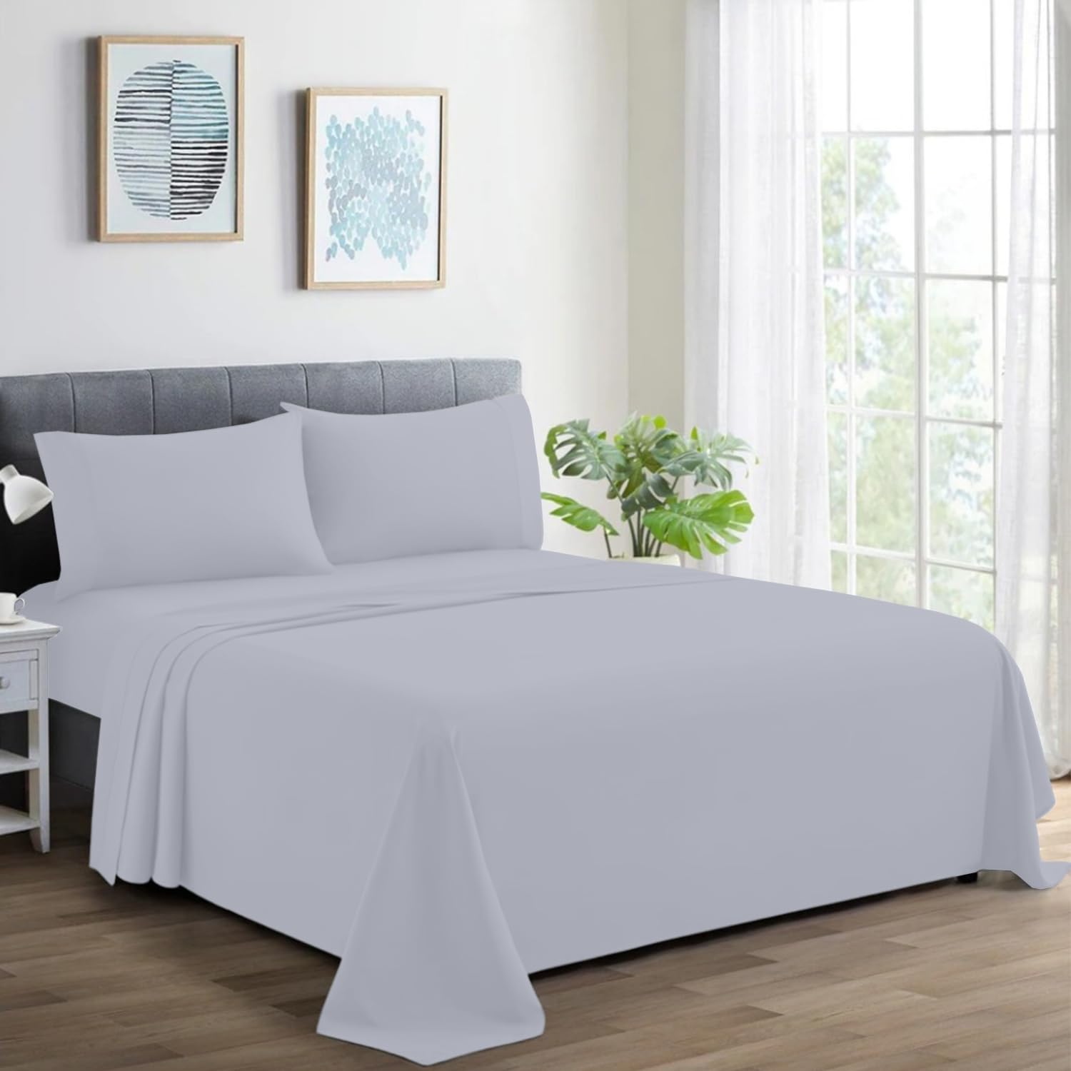 CharlottelyHues 1000 Thread Count Sheet Set 4 Piece 100% Egyptian ...