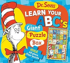 Dr. Seuss Learn Your ABC's Giant Puzzle Box: Huge 48-piece floor puzzle ...