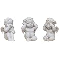 Amazon.com: realideas Set of 3 Baby Angel Figurines Hear No Evil, See ...
