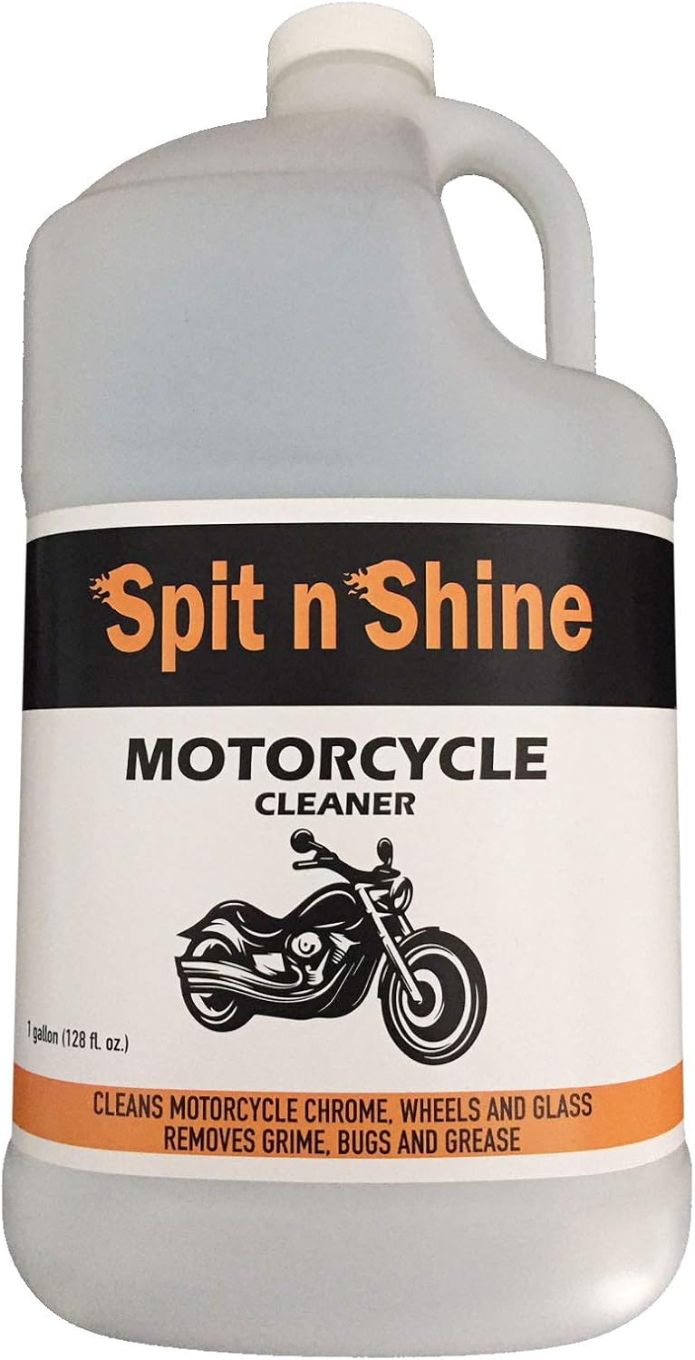 Amazon.com: Spit n Shine Motorcycle Cleaner (128 oz.) Motorcycle ...
