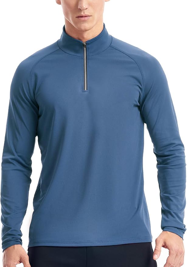 Mens Quarter Zip Pullover Lightweight 1 4 Zip Running Top Amazon co uk Mens Quarter Zip Pullover Lightweight 1 4 Zip Running Top Amazon co uk