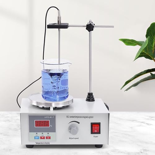 2000ML Electric Overhead Stirrer 250W 110V Hotplate Mixer Magnetic ...