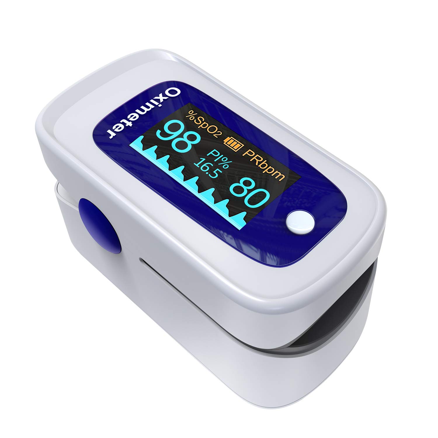 Mua Pulse Oximeter, Finger Pulse Oximeter with Omnidirectional OLED ...