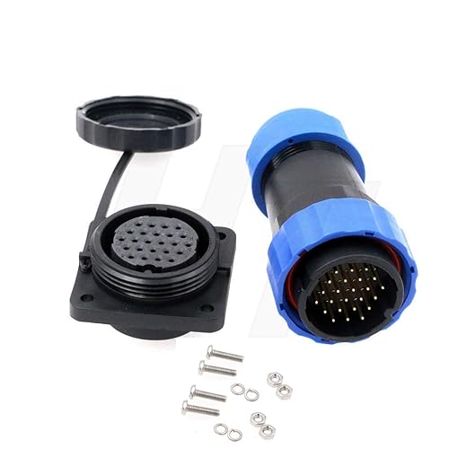 HangTon HE29 24 pin 5A 250V Power Connector Waterproof IP68 Circular ...