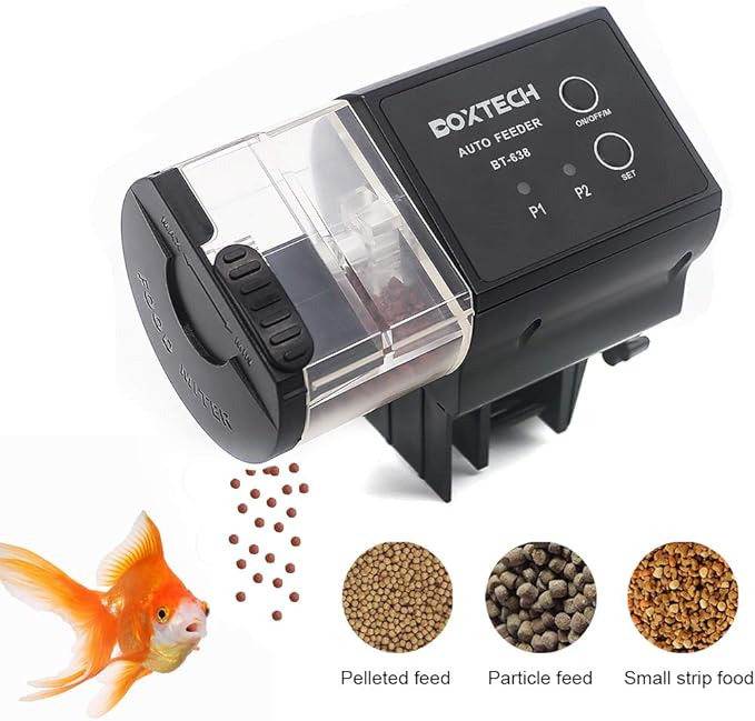 Amazon.com : boxtech Fish Dispenser - Aquarium Tank Timer Fish Feeder ...
