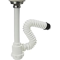 Fleximatic 2335 Céspol para Fregadero flexible, bote grande, extensión ...