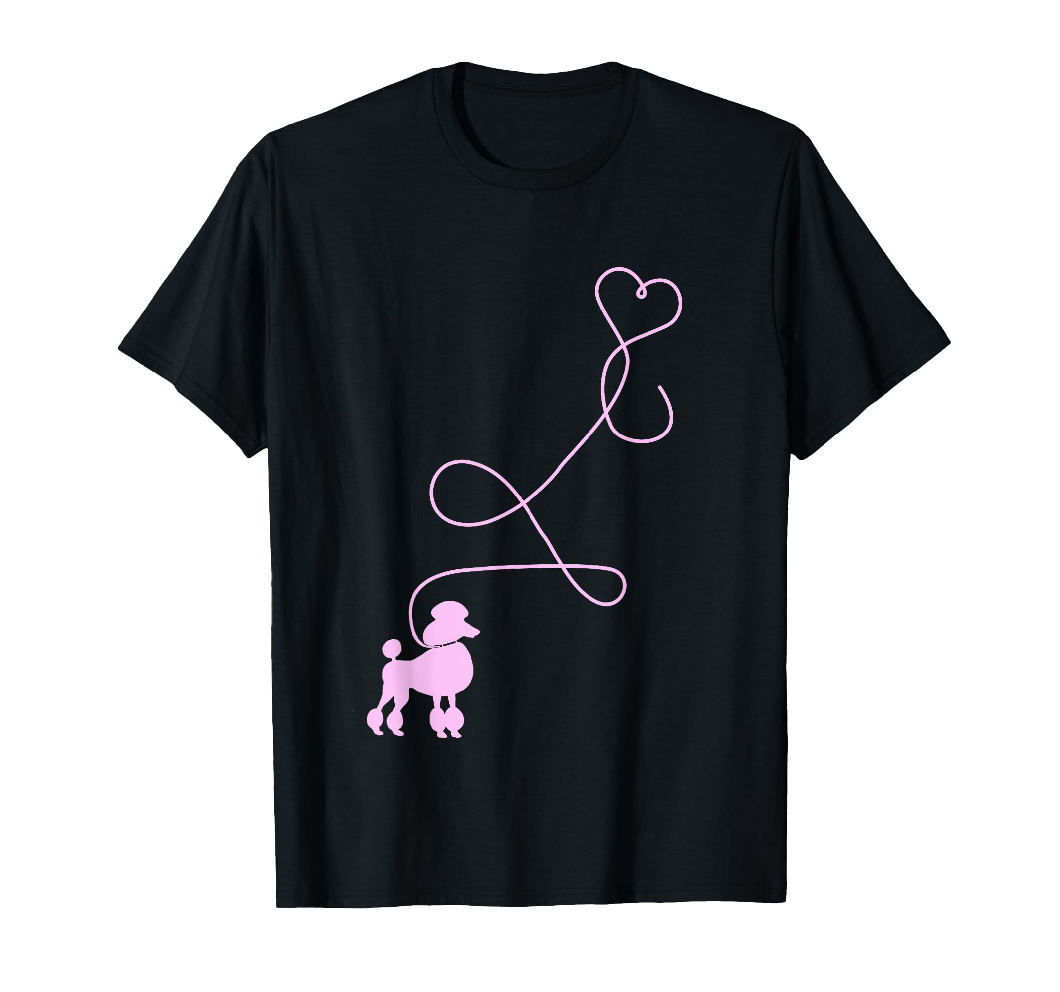 1950's Sock Hop Costume T-Shirt - Dog Cute Poodle Heart T-Shirt for ...