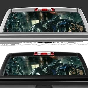 Batman Knight Batmobile Rear Perforated Film Car Accessories Truck ...
