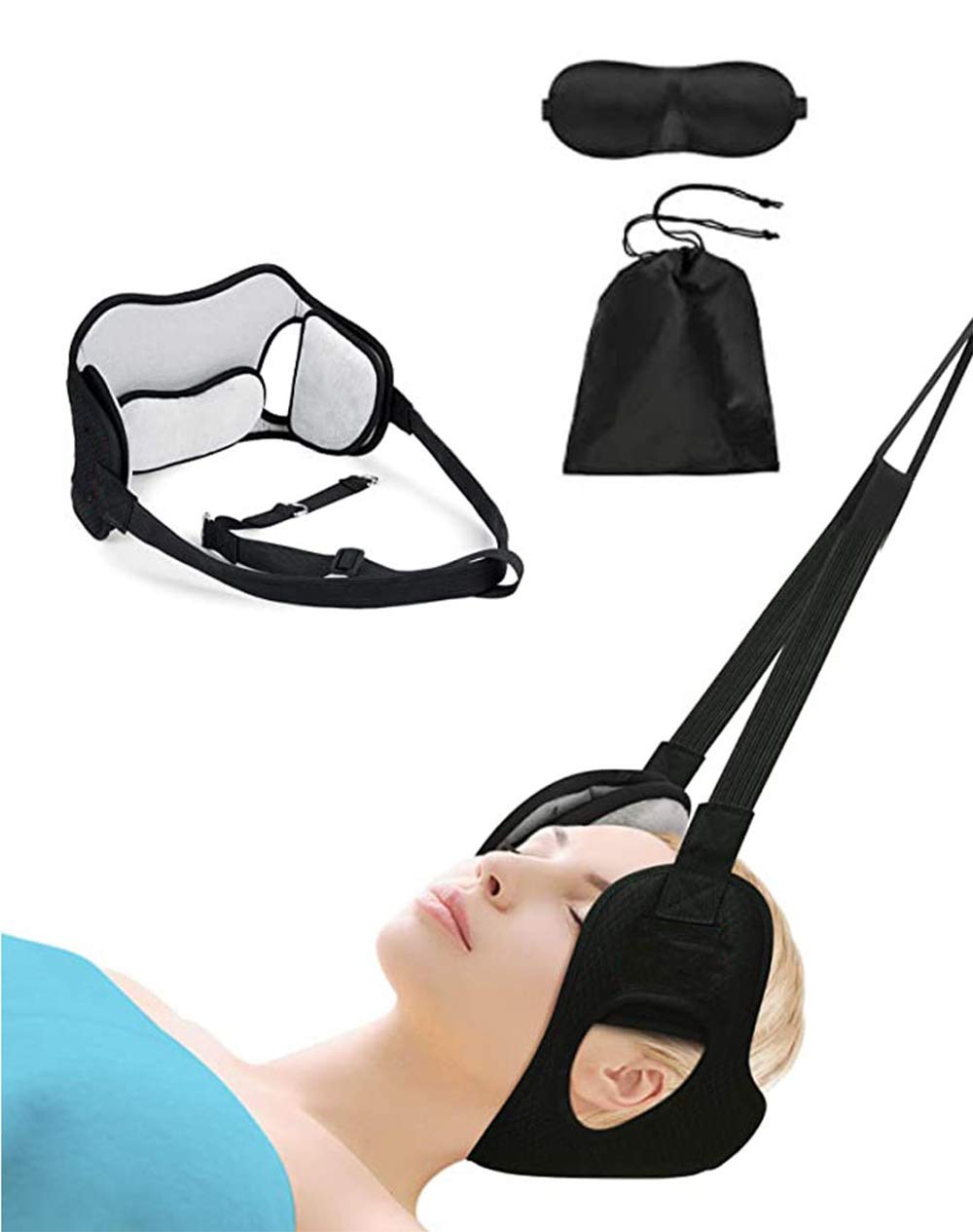 Head-Hammock Cervical Traction, Portable Head Hammock, with Adjustable ...