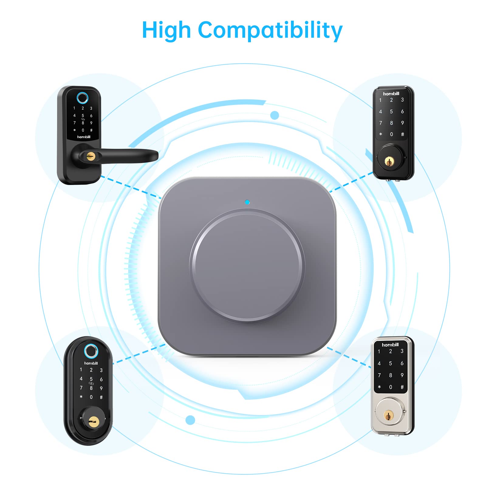 Mua Hornbill Wi-Fi Gateway Bridge, Keyless Entry Electronic Smart Door ...
