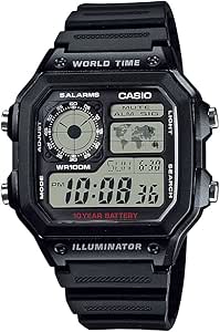 Amazon.com: Casio Men's Classic Japanese-Quartz Watch with Resin Strap ...