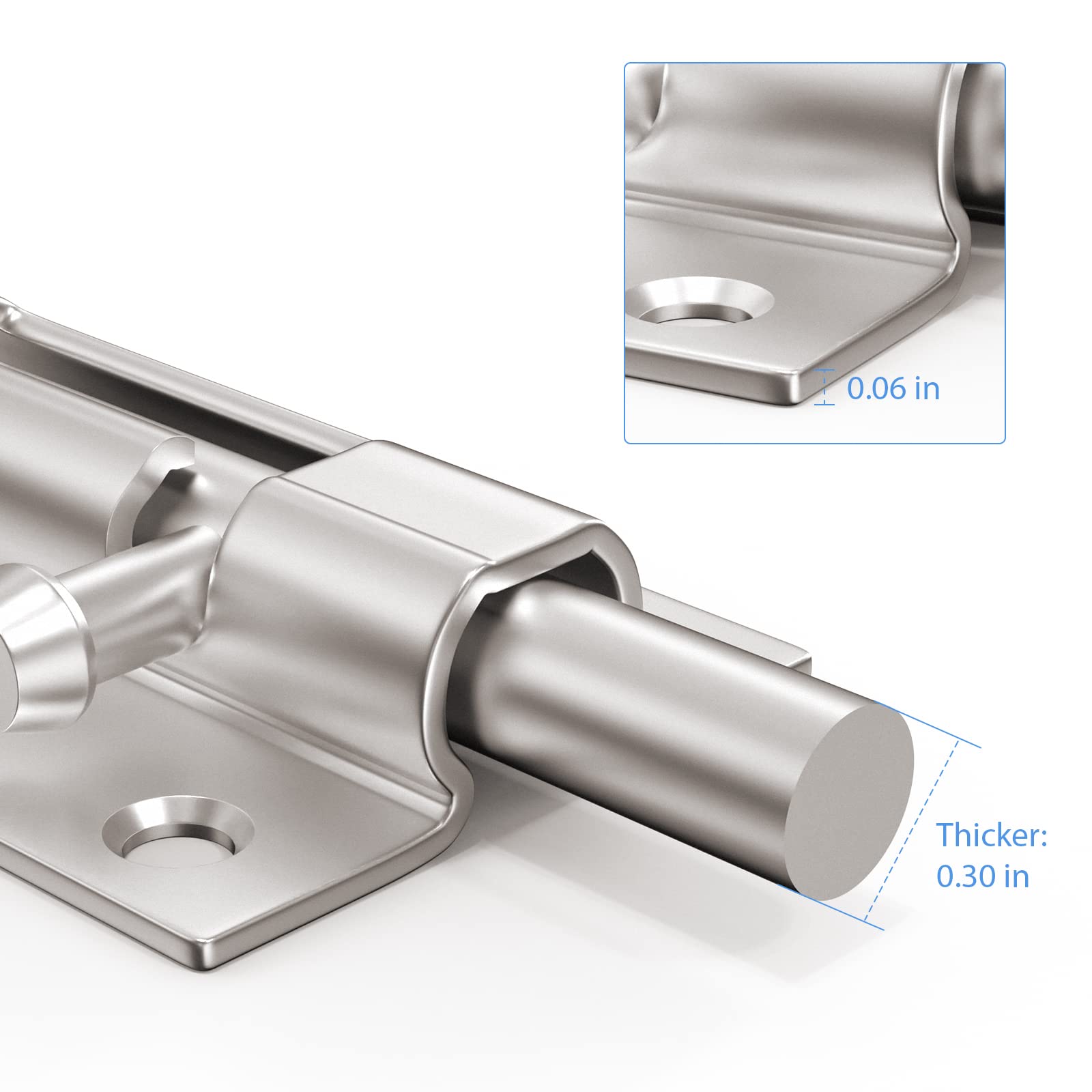 Mua Door Security Slide Latch Lock, Keyless Entry Door Lock, Thickened ...