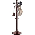 Amazon.com: LOZABEE Wood Coat Rack Stand, Vintage Wooden Coat Rack ...
