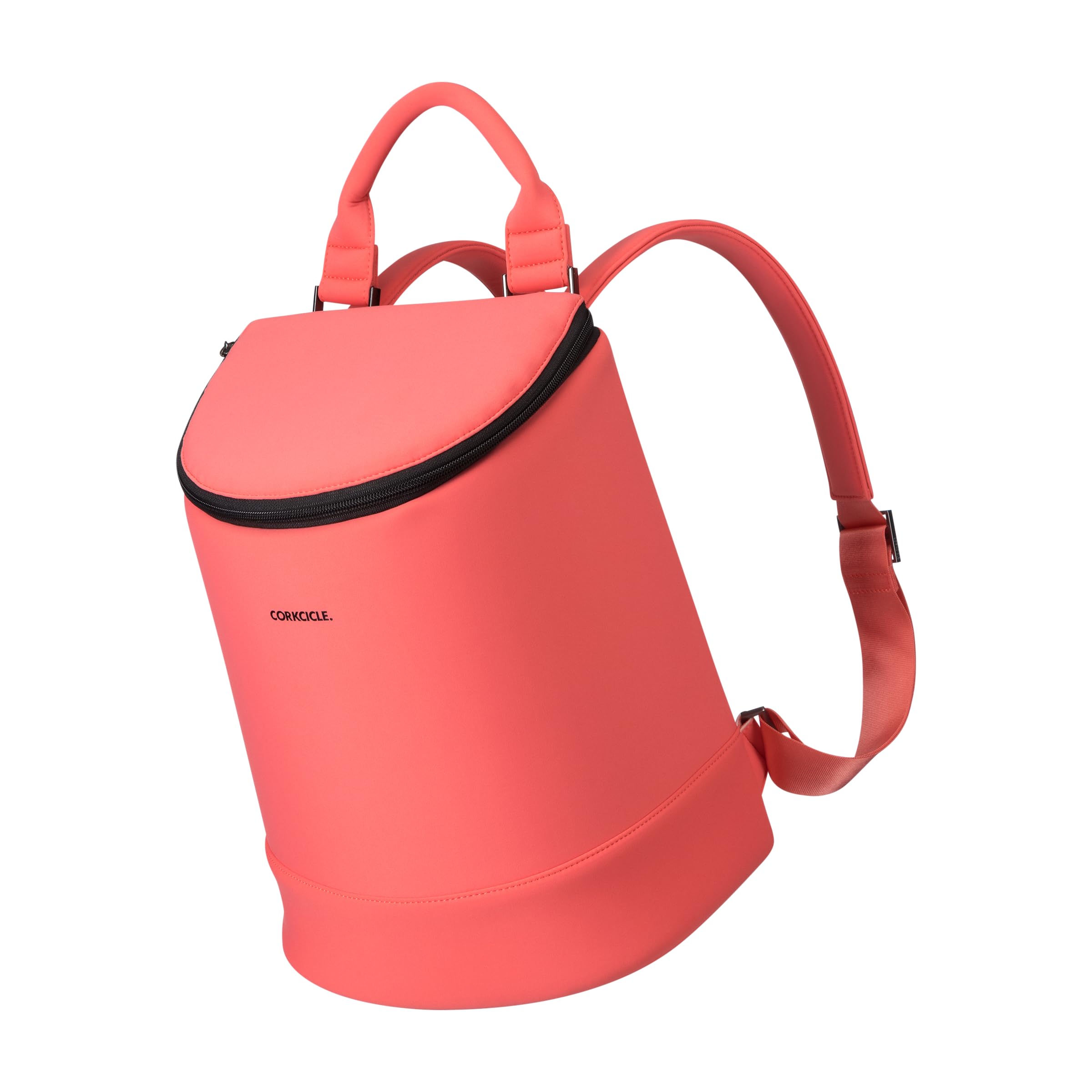 Corkcicle EOLA Bucket Cooler Bag, Coral Neoprene, 11” x 14” – Portable ...