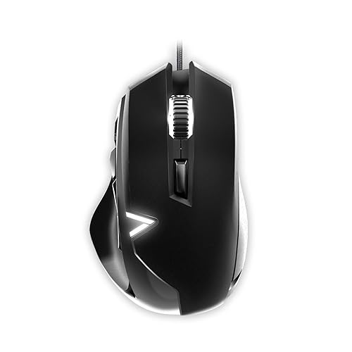 Azio Aventa Backlit Gaming Mouse, 6400 DPI PixArt PMW3360 Sensor ...