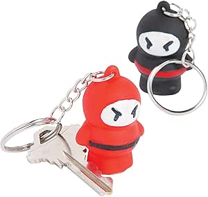 Amazon.com: Ninja Keychains - Set of 12 - Karate Party Favors and ...