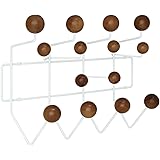 Mod Made Mid Century Modern Bubble Wall Mounted Coat Rack, Natural ...