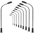 Amazon.com: LQS05 10pcs Model Railway Train Lamp Post 3.6cm or 1.42inch ...