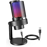 COCONISE Gaming Microphone, USB PC Mic for Podcasts Videos, Streaming ...