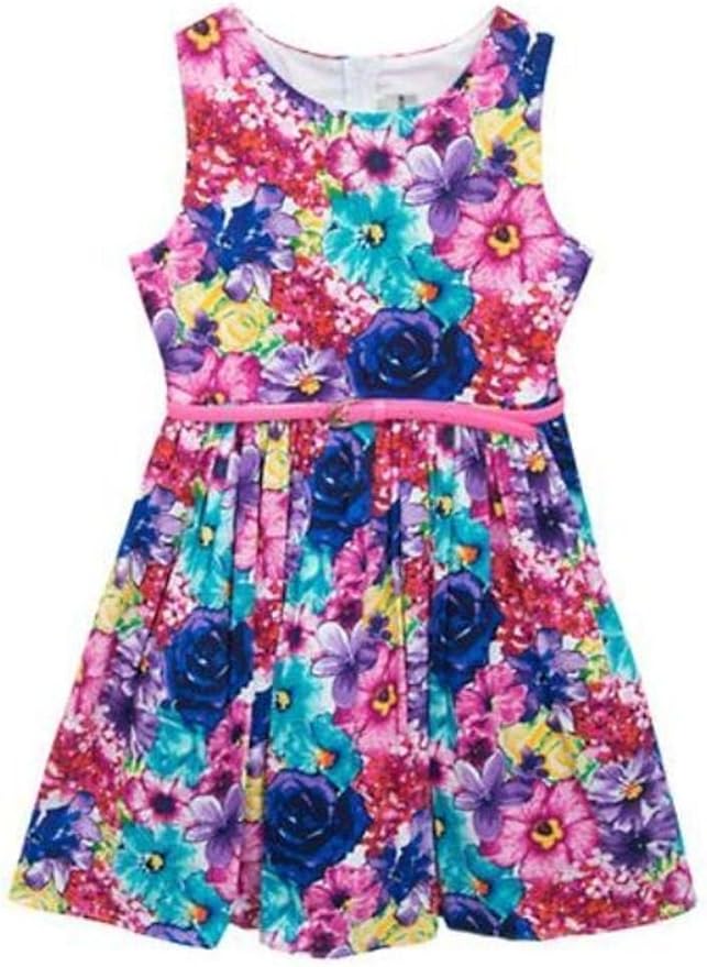 Amazon.com: RARE EDITIONS Big Girls 7-16 Multi-Color Party Belted ...