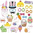 Amazon.com: 25 PCS Easter Photo Booth Props,25 Pcs Happy Easter Photo ...
