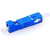 Amazon.com: Single Mode 9/125um SC/APC Male to LC/APC Female Hybrid Optic Optical Fiber Adapter ...