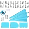 Amazon.com: Piping Bags and Tips Set, 34Pcs Bake Cake Decorating Kit ...
