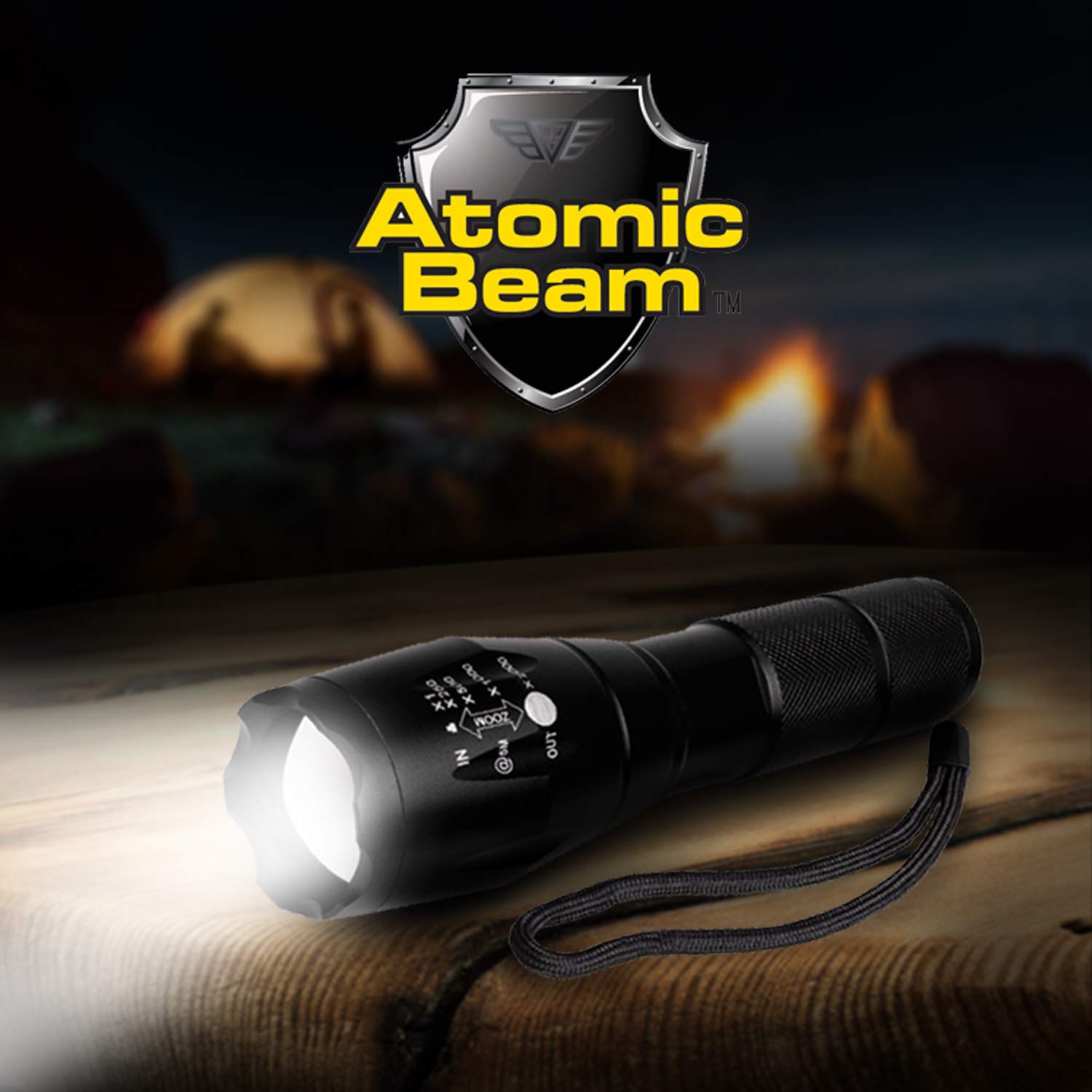 Mua Atomic Beam LED Flashlight Original by BulbHead, 5 Beam Modes ...