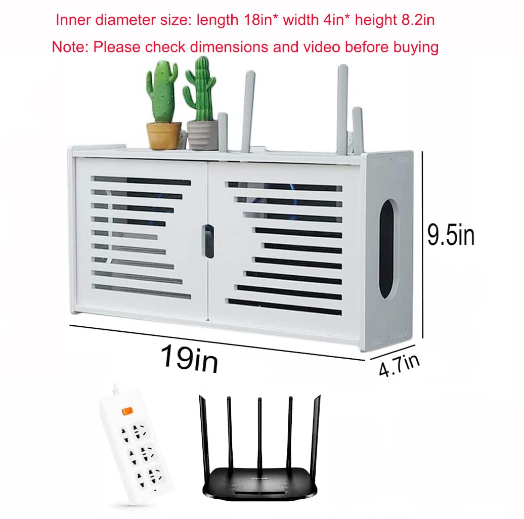 Mua Large Wireless Router Storage Box,WiFi Router Storage Box Router ...