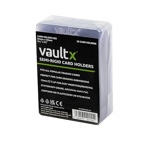 Vault X Semi-Rigid Trading Card Holders, Hard Sleeves for TCG and ...