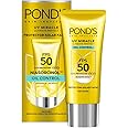POND'S Protector Solar Facial 50 FPS UV Miracle Oil Control, Piel Grasa ...