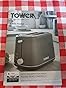 Tower Scandi T20027G 2-Slice Toaster with Adjustable Browning Control ...
