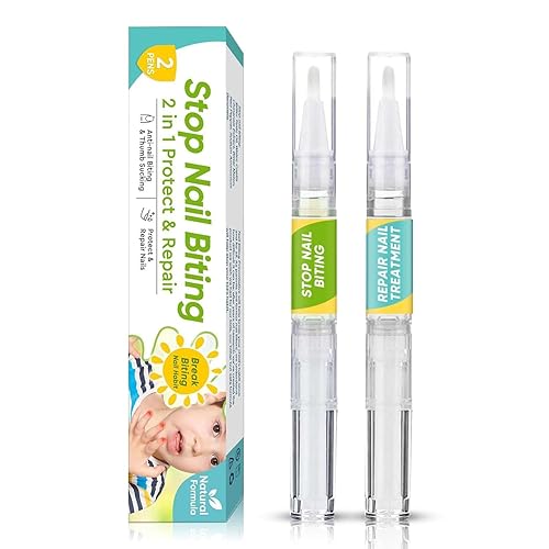 Nail Biting Prevention, 2 Pcs Nail Biting Treatment for Kids & Adults ...