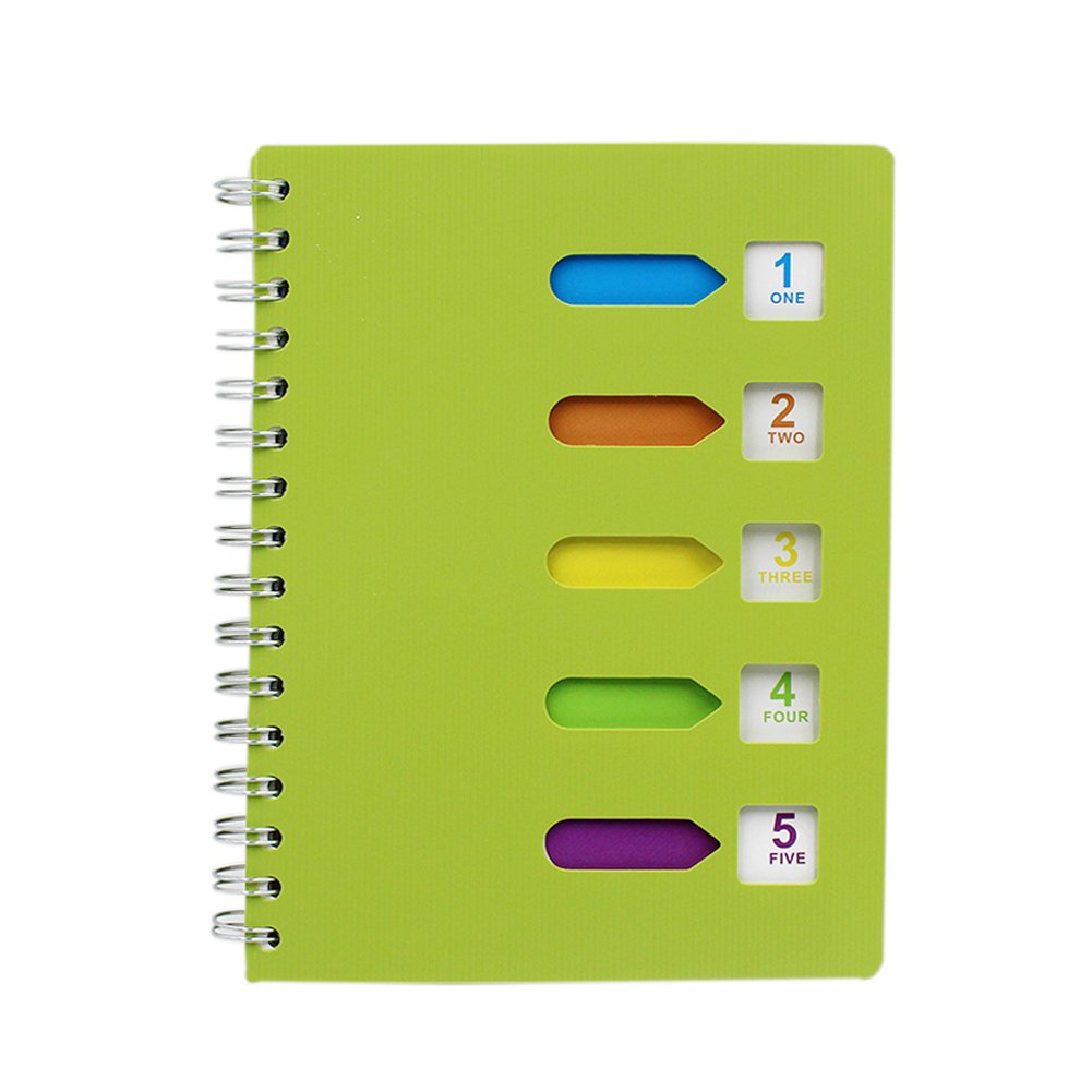 Amazon 5 Subject Wirebound Spiral Notebook Aimeio Lined Planner Amazon 5 Subject Wirebound Spiral Notebook Aimeio Lined Planner