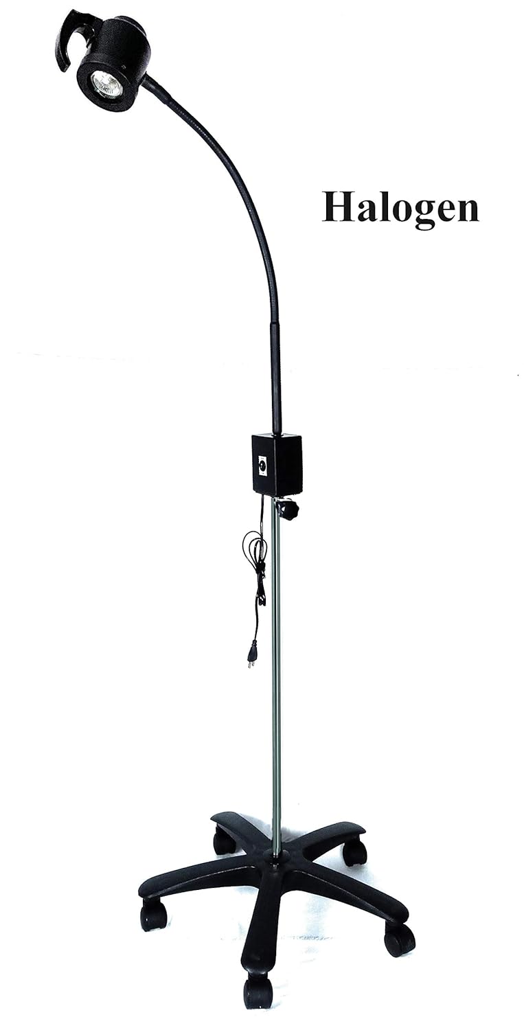 PrimeSurgicals Halogen Examination Light (12000 Lux) with Plastic Base ...