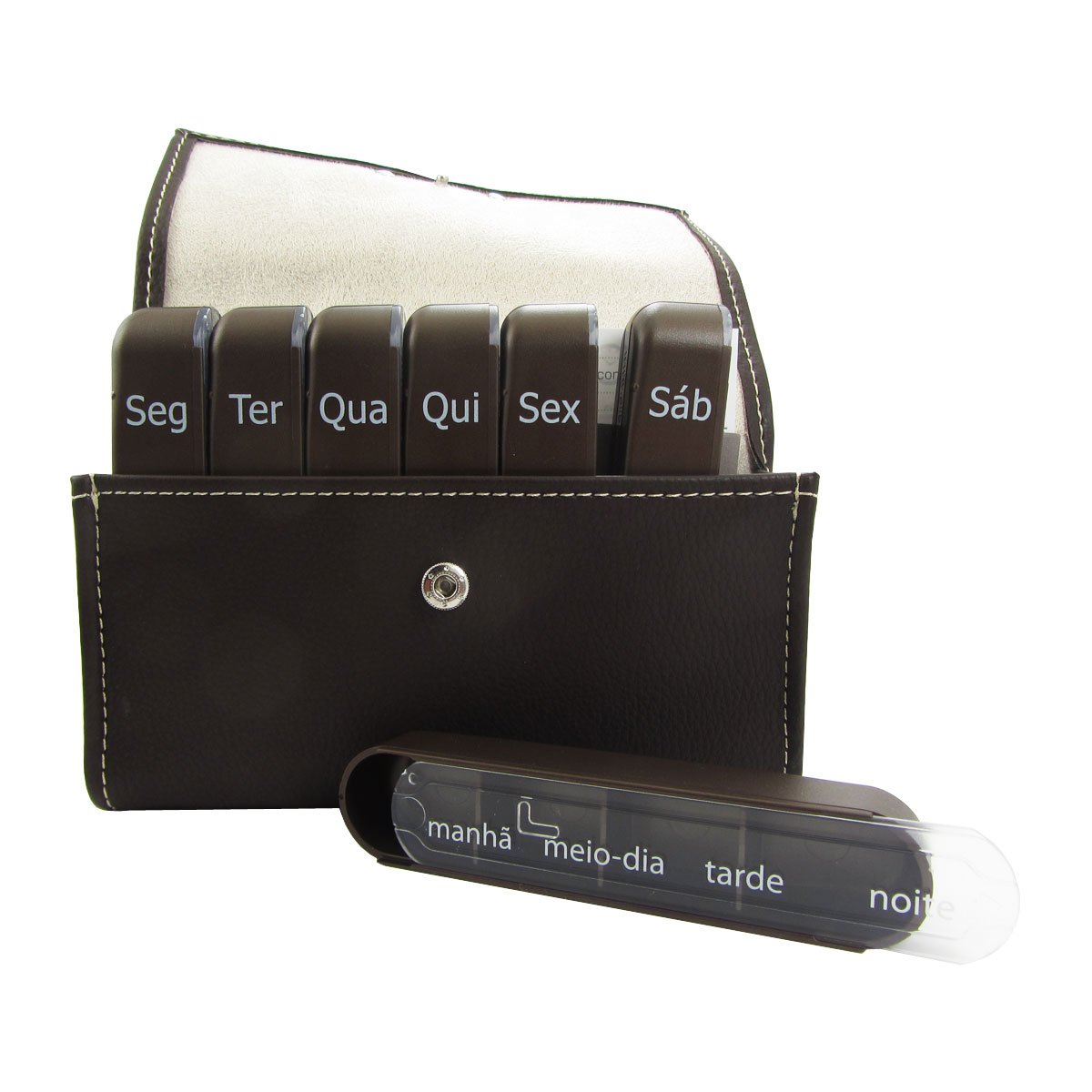 Amazon.com : Pilbox Liberty Pill Dispenser 7 Modules With Pouch : Beauty