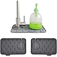 Amazon.com: Sink Splash Guard, Pack of 2 Mini Kitchen Faucet Mat, Can ...