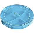 Amazon.com: Microwave Food Storage Tray Containers - 3 Section ...
