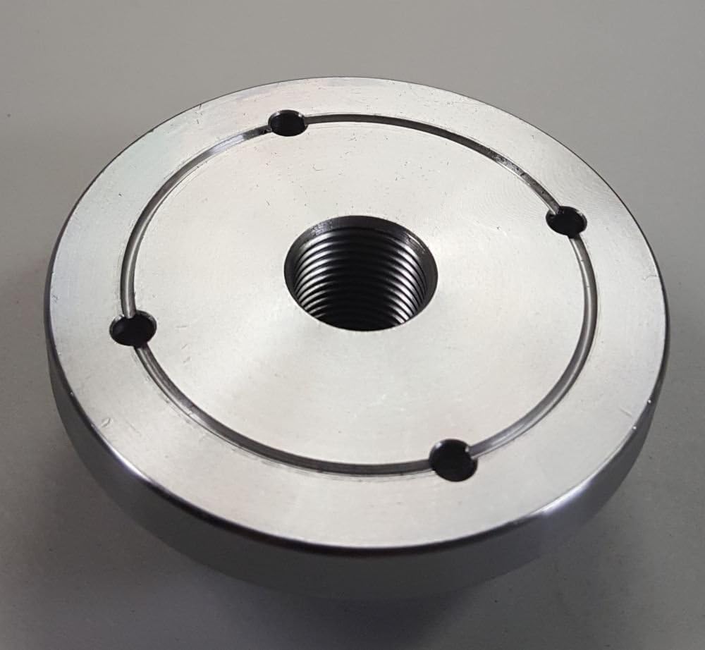 3" HD Steel Wood Lathe Face Plate, 3/4" X 16TPI Threaded: Amazon.ca ...
