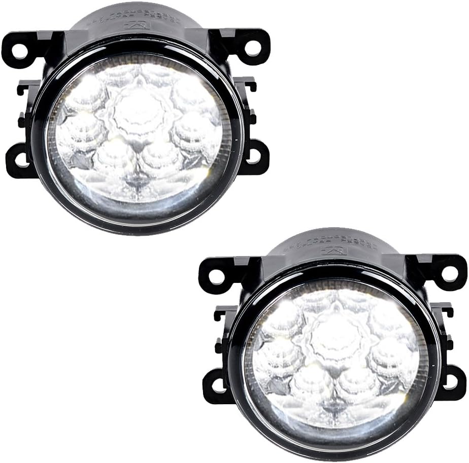 2X 55W LED Fog Light Lamps For Ford Focus Mustang Ranger Fiesta Fusion ...