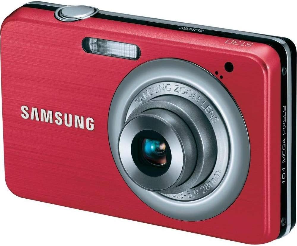 Amazon.com : Samsung ST30 10 MP Compact Digital Camera (Red) (Renewed ...