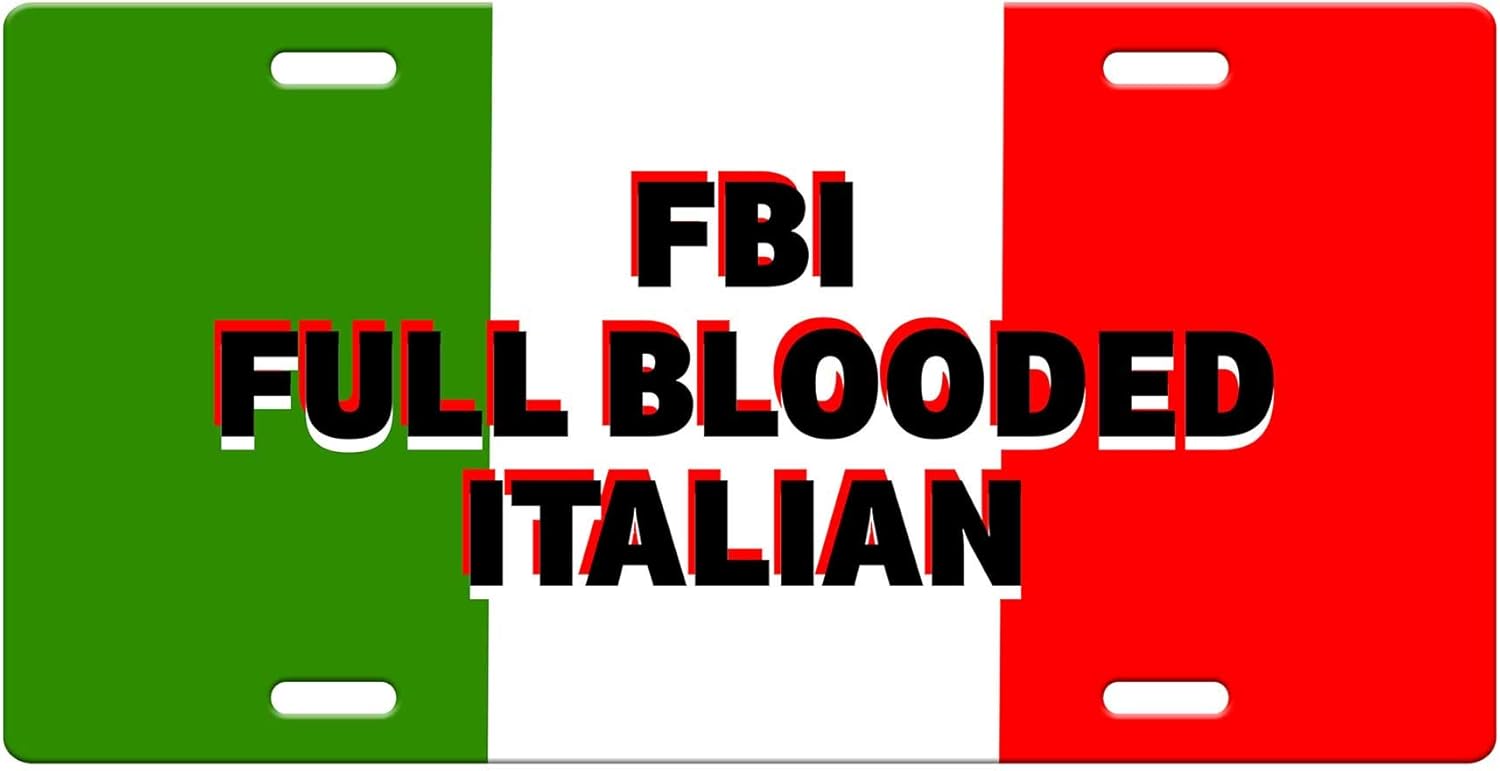 Amazon.com: Makoroni - FBI FULL BLOODED ITALIAN Italy Italian Des#3 ...