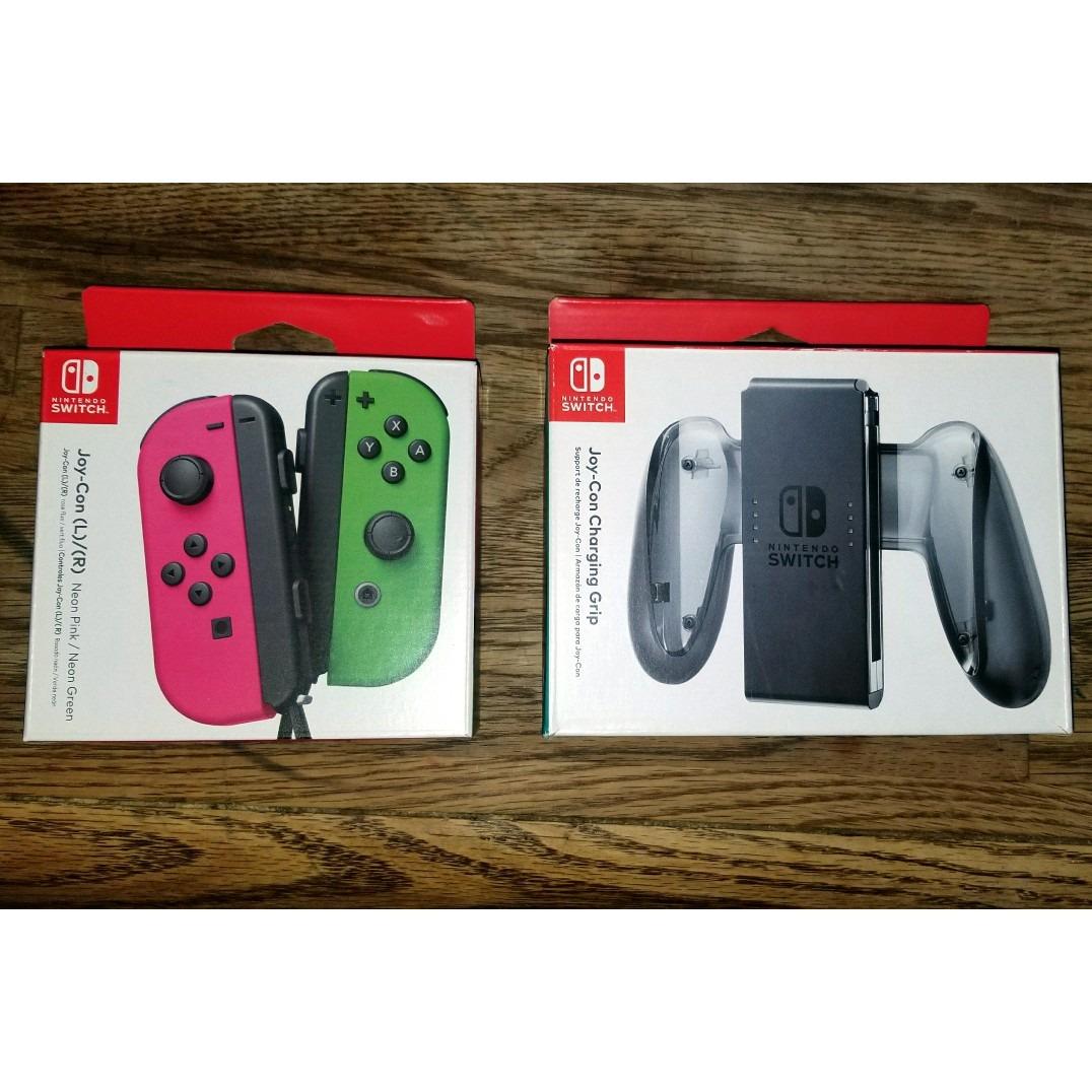 $13/mo - Finance Nintendo Joy-Con (L/R) - Neon Red/Neon Blue | Buy Now, Pay Later