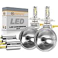 Amazon.com: Headlight Experts H6024 LED 7" Round Dual Beam Glass Sealed ...