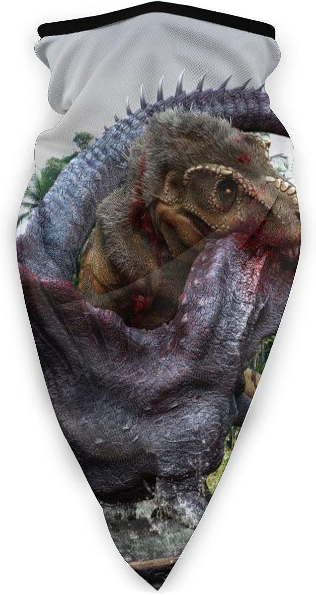 Dinosaur Fight Spinosaurus Tyrannosaurus Rex Unisex Adult Neck ...