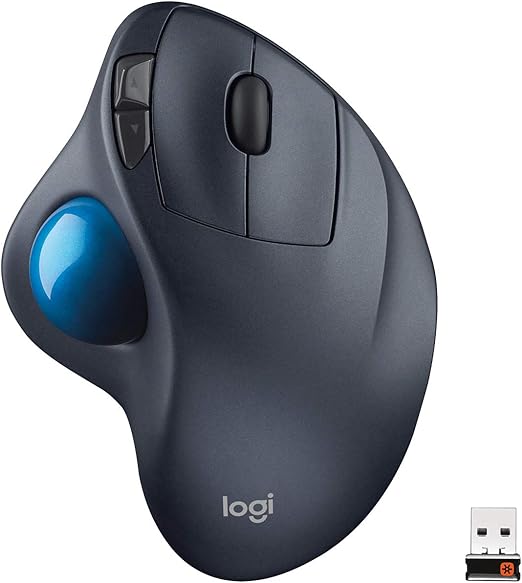 Logitech M570 Trackman Souris Trackball sans Fil, 2,4 GHz avec ...