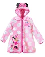 Amazon.com: Disney Store Pink Minnie Mouse Rain Jacket Coat With Ears ...