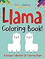 Llama Coloring Book! A Unique Collection Of Coloring Pages: Bold ...