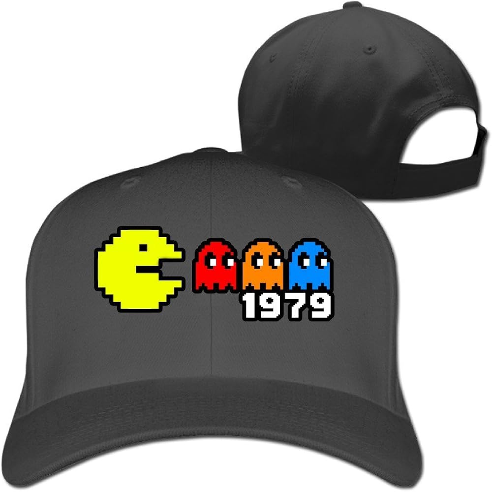 Pac-Man Online Game For Kids Fitted Hats: Amazon.ca: Clothing & Accessories