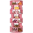 Amazon.com: Aheaplus Rotating Shoe Rack Tower, 7-Tier Spinning Shoe ...